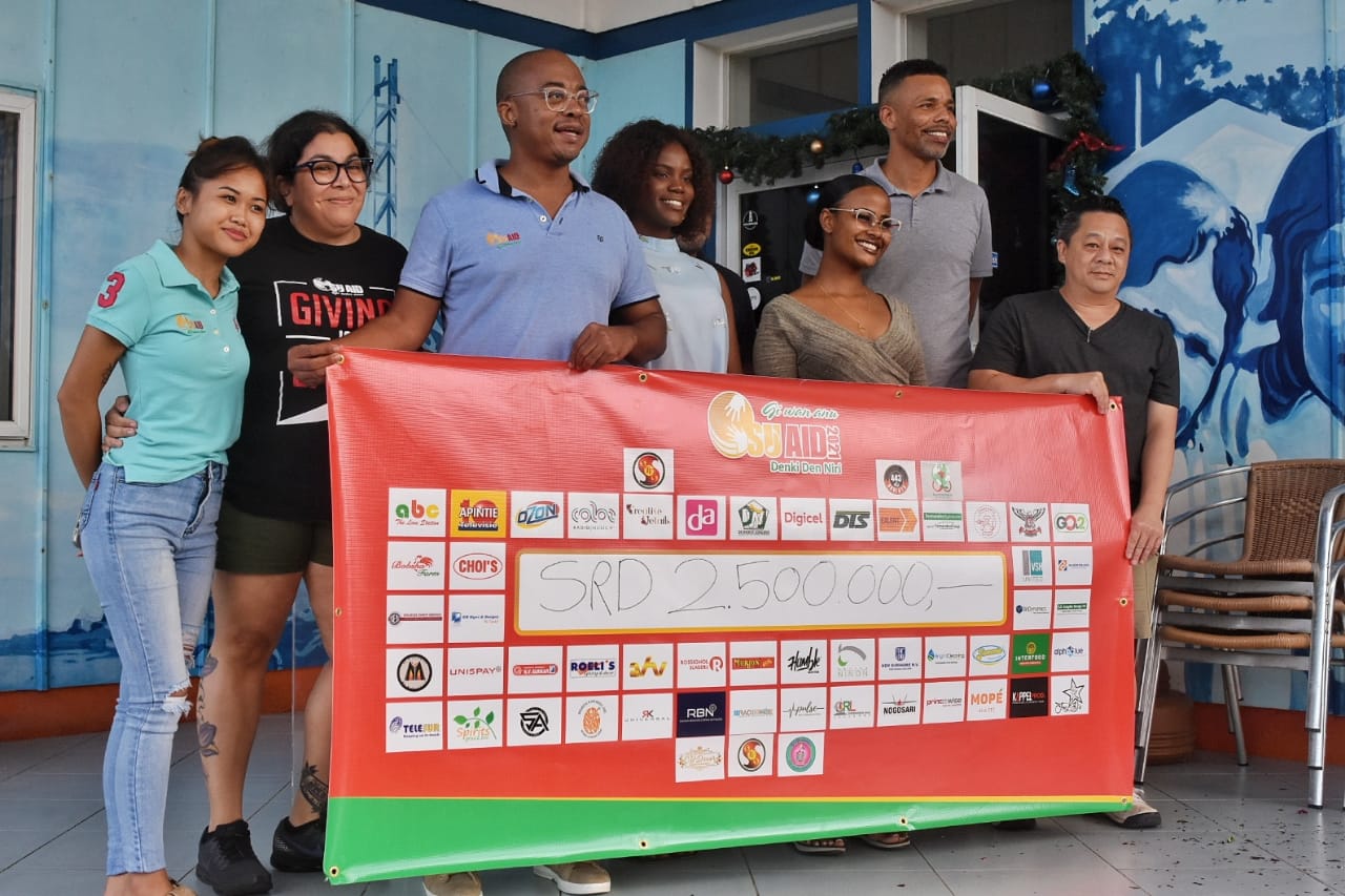 Su Aid haalt 2.500.000 SRD op - KEY NEWS SURINAME