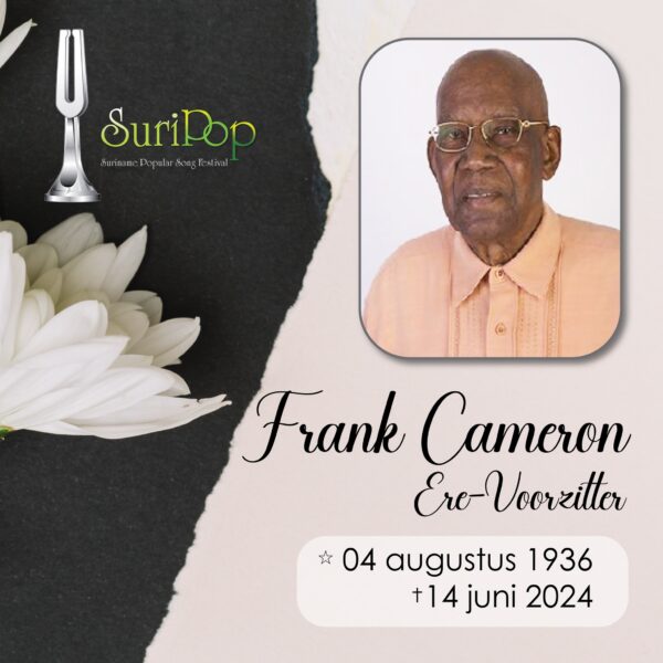 Odette Miranda: “Frank Cameron is in één adem SuriPop” - KEY NEWS SURINAME