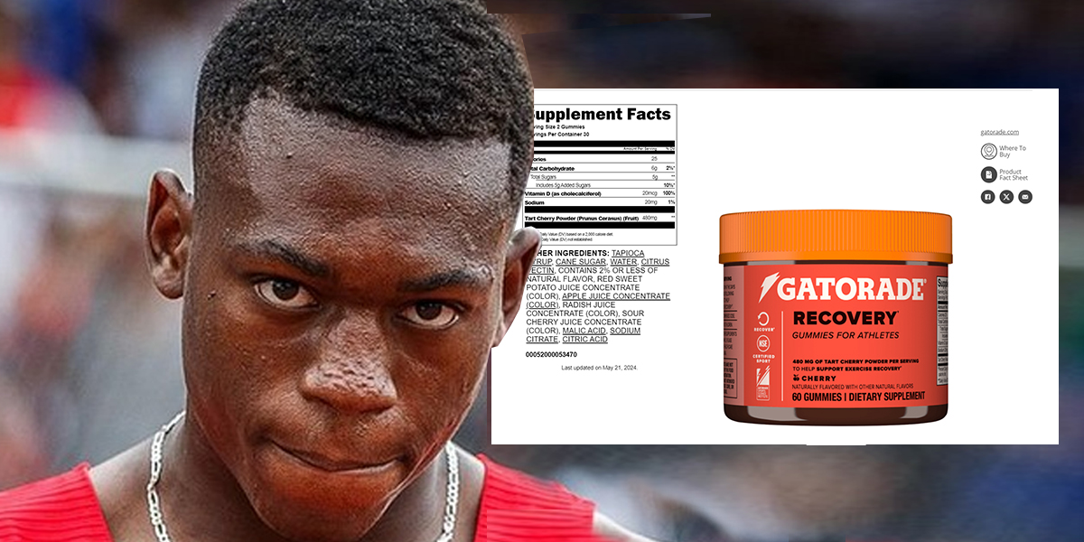 Sprinter Issamade Asinga sleept Gatorade voor de rechter - KEY NEWS ...