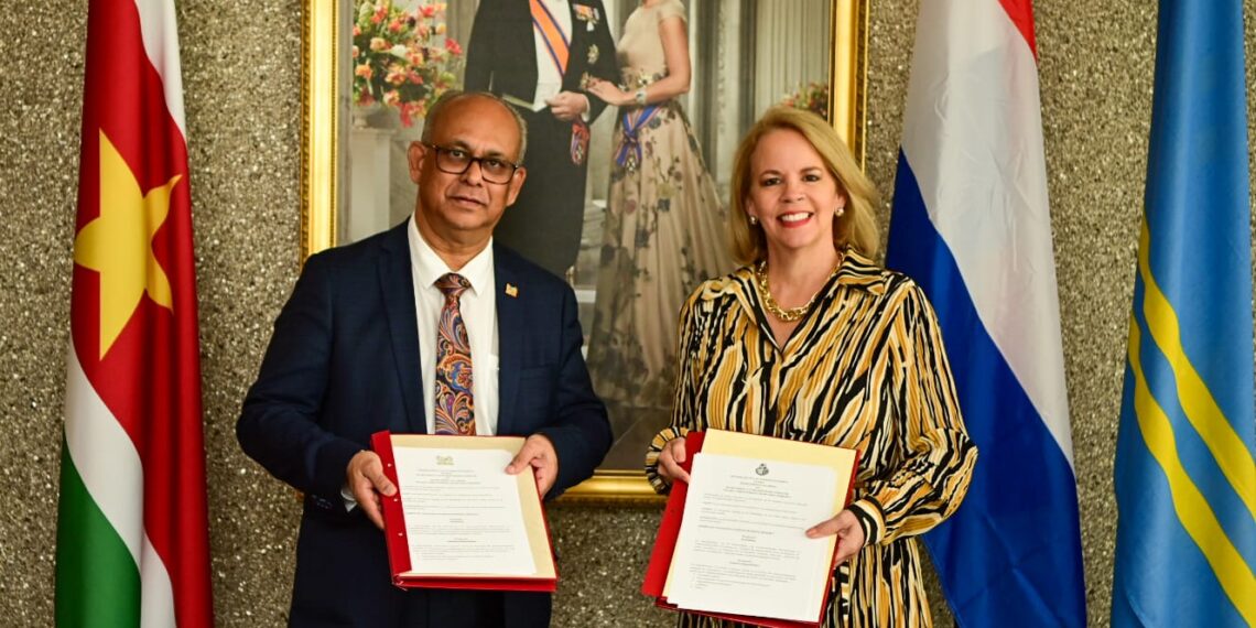 Suriname en Aruba versterken samenwerking met ondertekening MoU - KEY NEWS SURINAME
