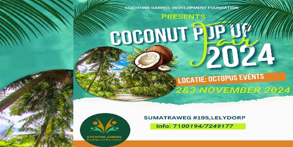 Coconut Pop-up Fair voor boost kokosindustrie - KEY NEWS SURINAME